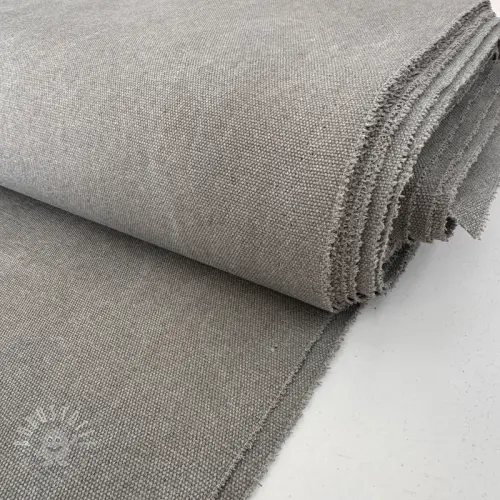 CANVAS STONEWASHED grey | Bubustoffe.de