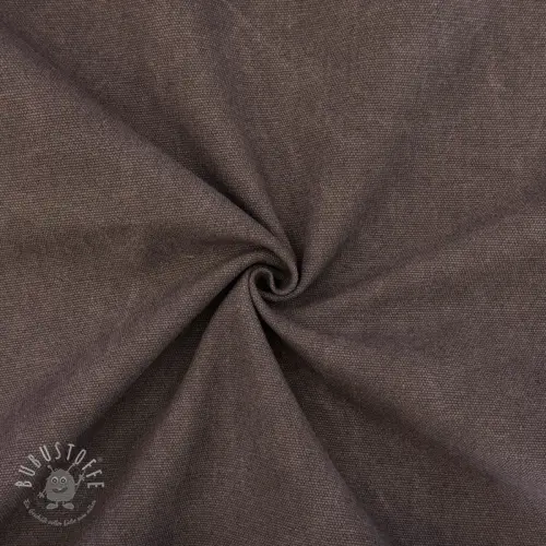 CANVAS STONEWASHED brown | Bubustoffe.de