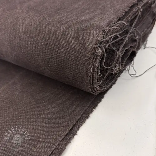 CANVAS STONEWASHED brown | Bubustoffe.de
